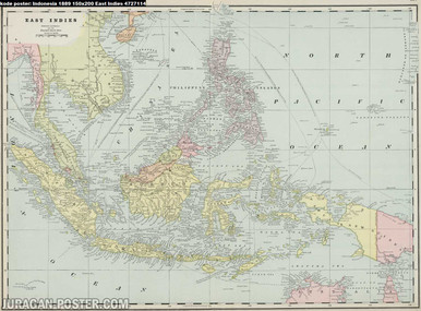 peta indonesia kuno tahun 1889