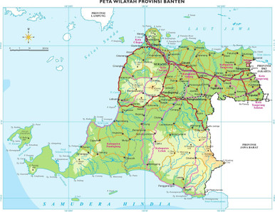 Peta Provinsi Banten