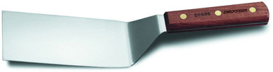 Dexter S8696 6" x 3" Turner Rosewood Handle - Globe Equipment Company