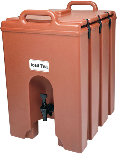 Cambro 1000LCD402 11.75 Gallon Camtainer Beverage Carrier - Brick Red ...