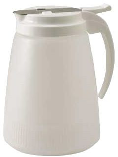 Winco PSUD-48 48oz Syrup Dispenser with Stainless Slide Cover - Globe ...