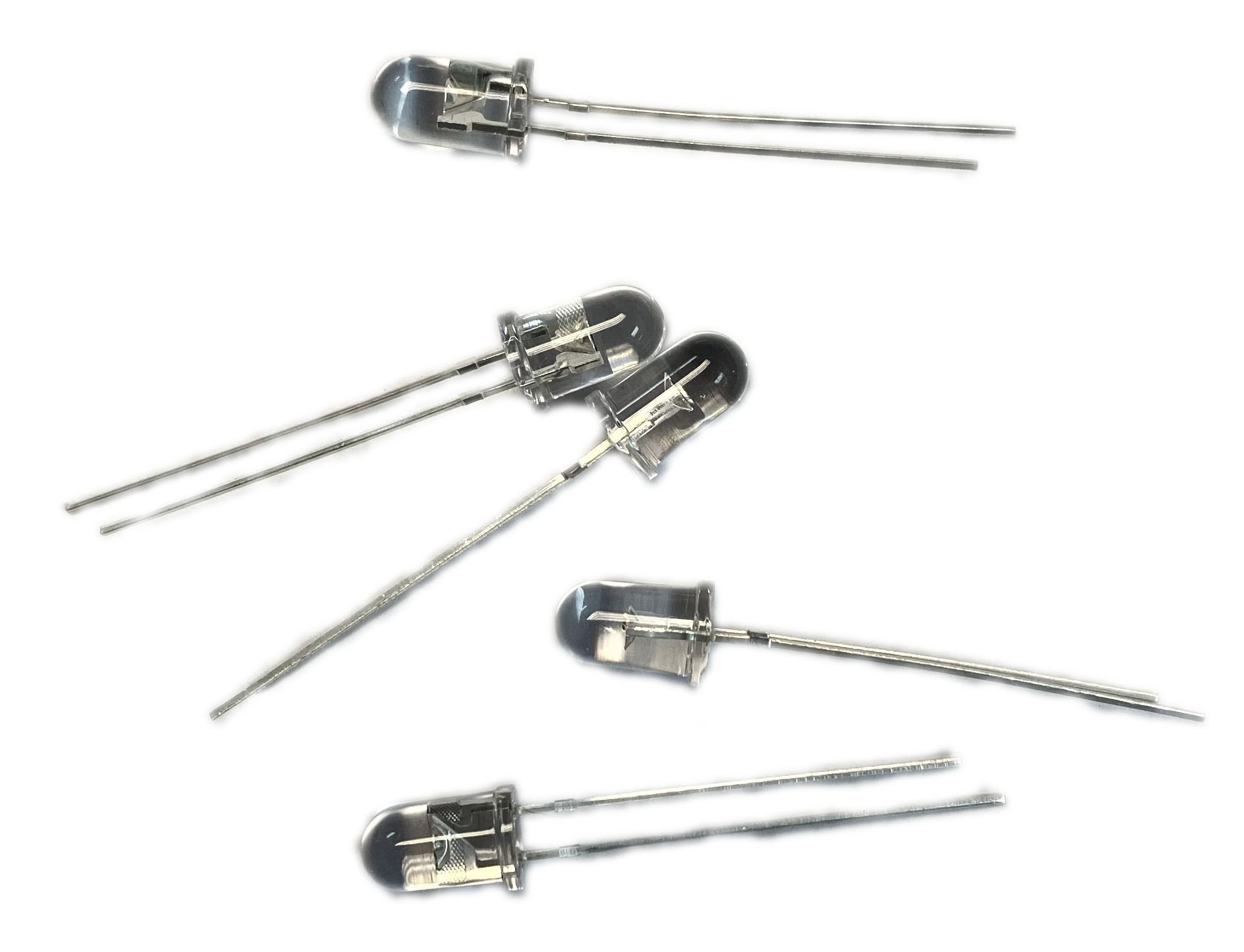 Pack of 5 MC20427 Led T-1 3/4 Red 40mcd 645nm