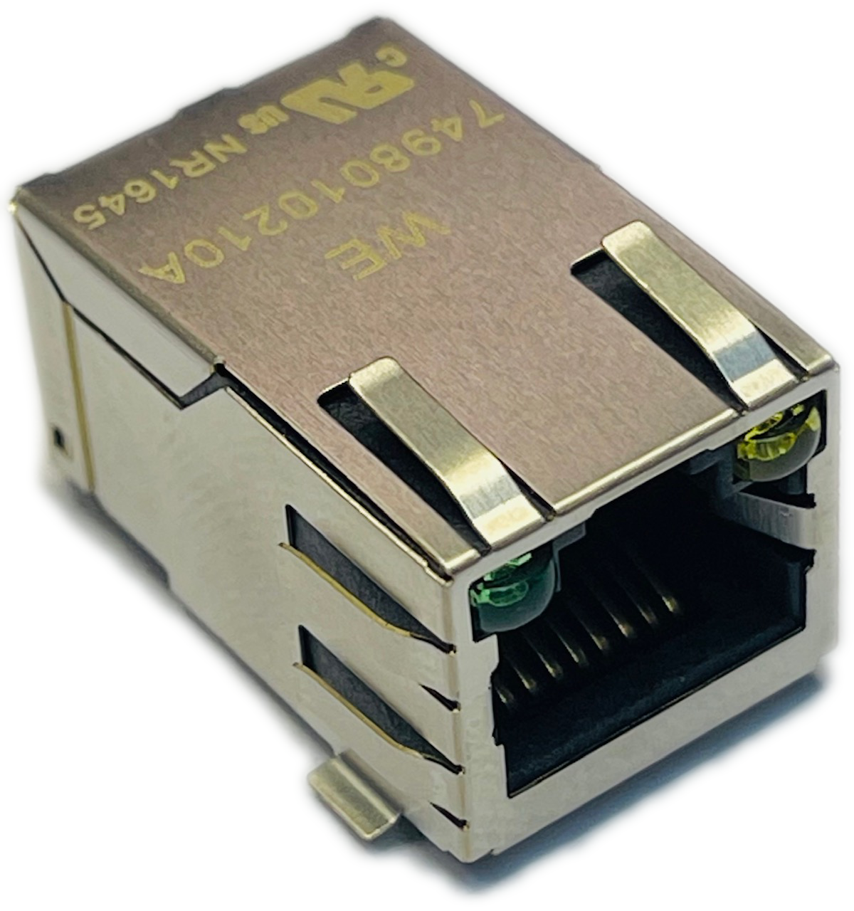 7498010210A RJ45 CONN, JACK, 8P8C, 1PORT, SMT WURTH