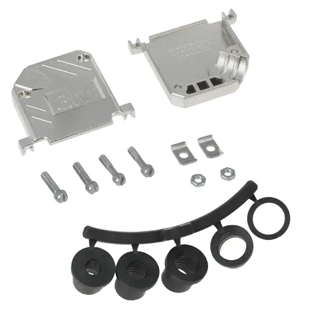 3357-6525-1C Connector Backshell 25 Position 45Deg Shielded