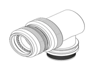 STXR40AB90-0806BI Circular Connector MIL Spec Strain Reliefs & Adapters
