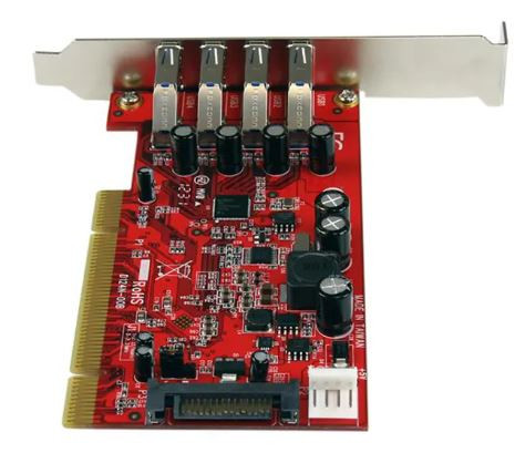 PCIUSB3S4 Adapter 4 Port PCI USB 3.0 Card SuperSpeed (No Low Profile ...