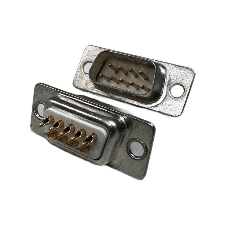 Pack of 7 DS-9P/T Connector Male DE9 Solder Connector