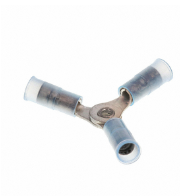 19204-0018 Terminal 3 Way Splice Connector Crimp 14-16 AWG Natural
