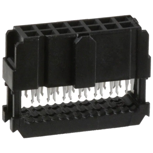 1658621-2 Rectangular Receptacle Connector 14 Position IDC Gold 26-28 AWG