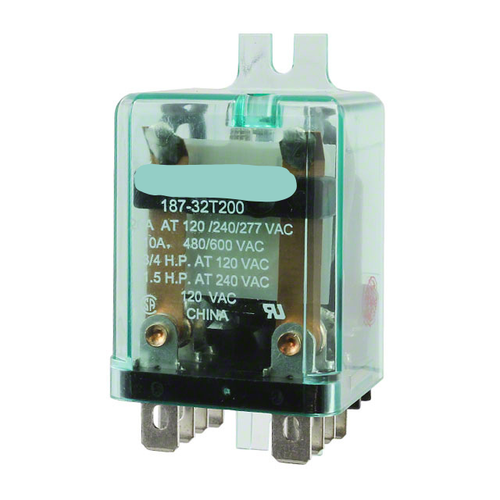 187-32T200 General Purpose Relay DPDT (2 Form C) 120VAC Coil Chassis Mount