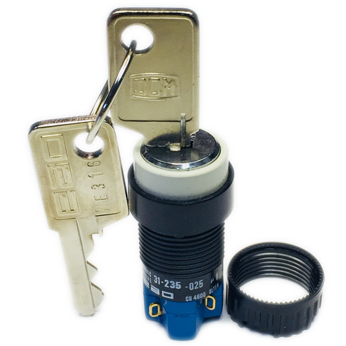 31-235-025 EAO Key Switch 5/250 300V DOM Key