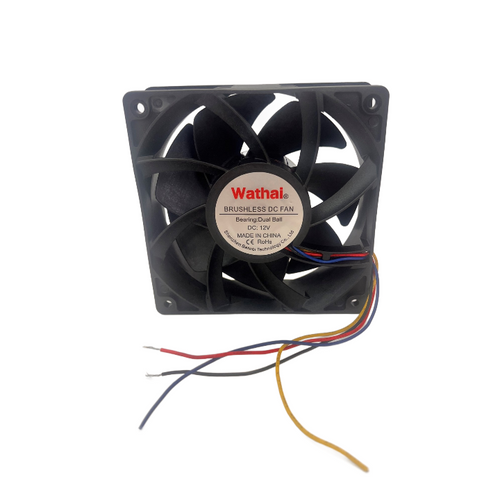 12V Dual Ball Fan 120mm x 38mm PWM Computer PC Case Fan 12V 4 Wire ...