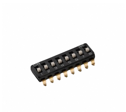 Pack of 4 418121270808 Dip Switch SPST 8 Position Surface Mount Slide ...