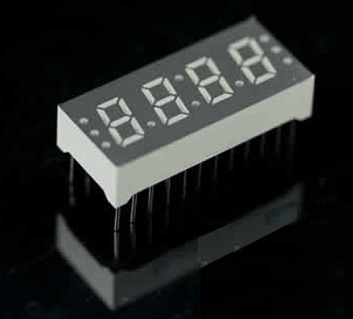 24 PIN 0.30-inch Four Digit LED 7-Segment Display