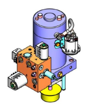 Maxon 12 VDC Power Unit, 204, GD (does not include reservoir)(OLD PN ...