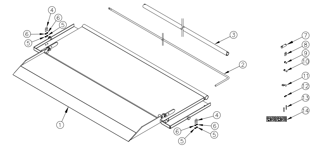 Tommy Gate Steel Platform, 52" x 38" w/ 11" Flip Ramp (4" Taper) - THE ...