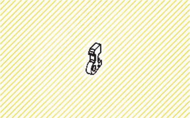 Maxon Cart Stop Locking Hook - THE Liftgate Parts