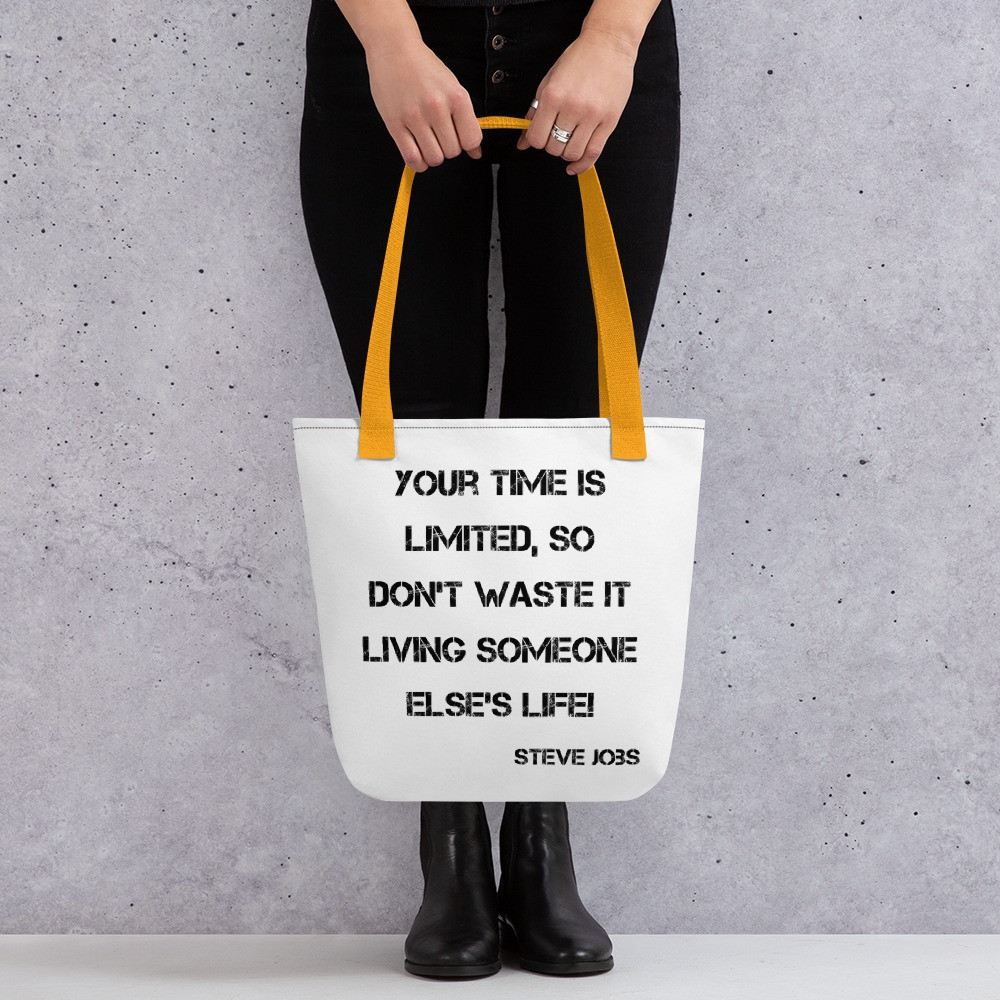 Your time is limited, so don't waste it living someone else's life ...