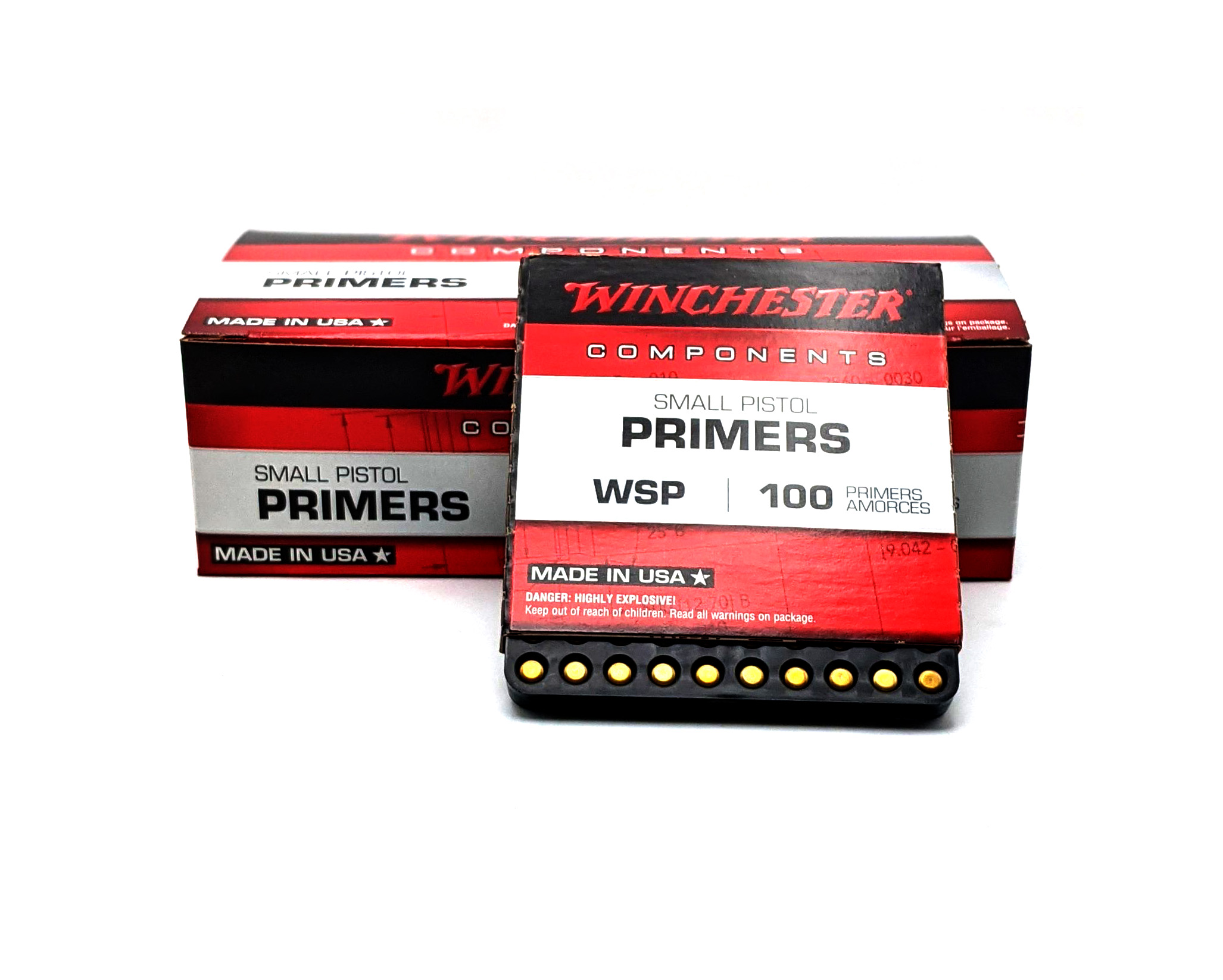 Winchester | Small Pistol Primers | 5,000ct | FREE HAZMAT