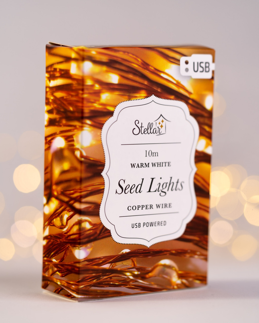 10m USB Powered Copper Wire Seed Lights