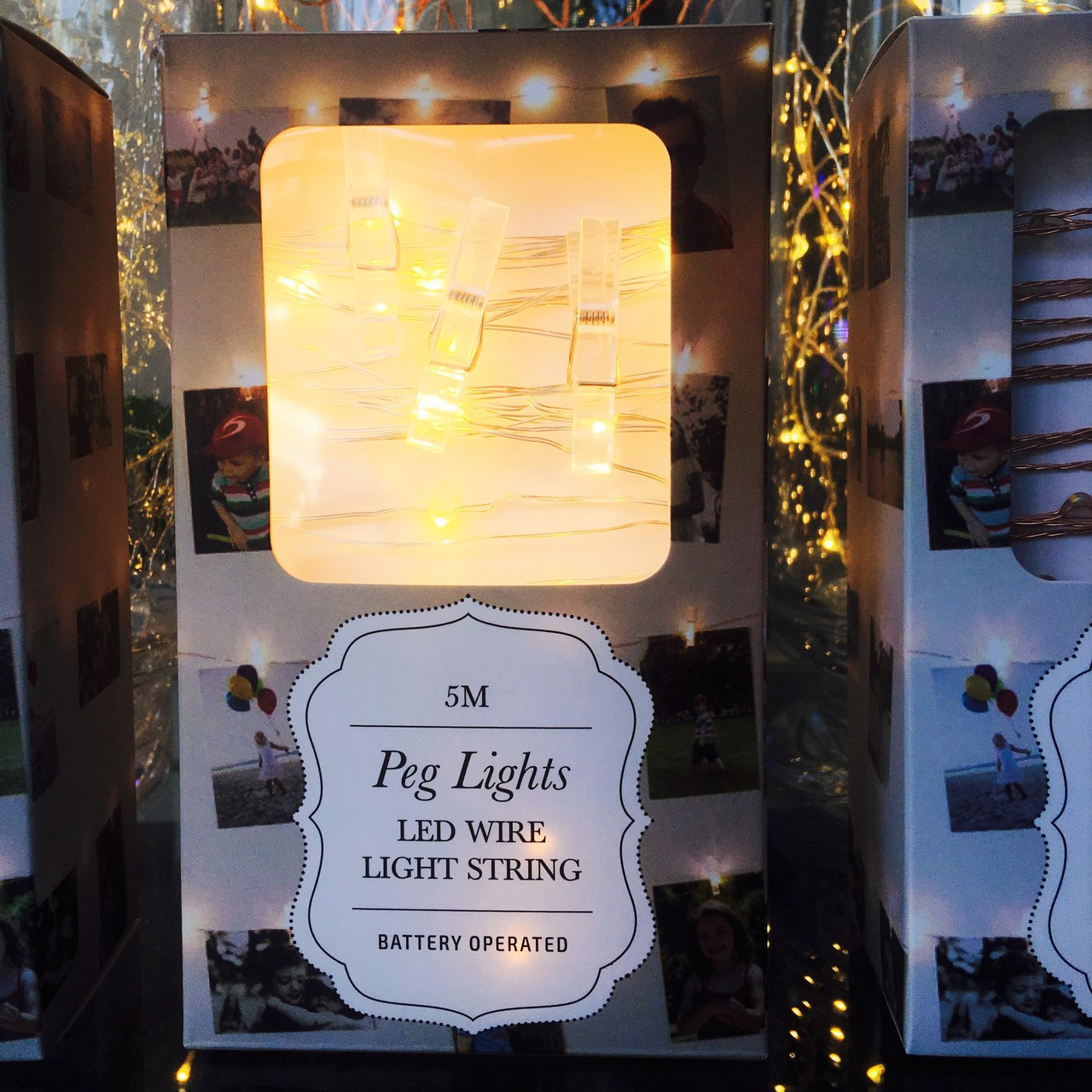 5m AA Peg Lights