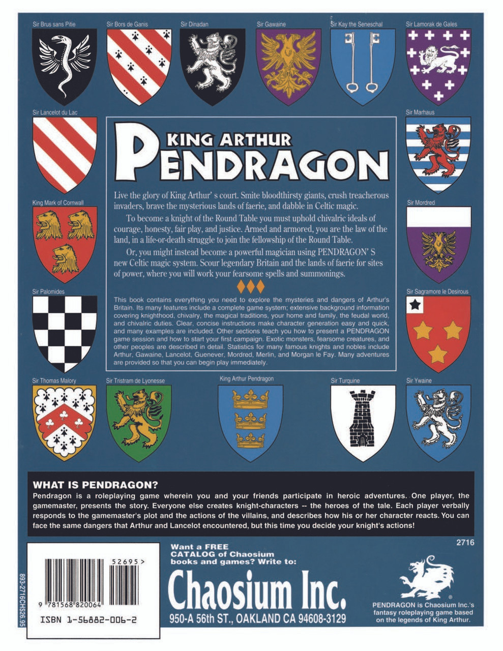 King Arthur Pendragon Core Rule Book - 4th Edition- PDF - Chaosium Inc.