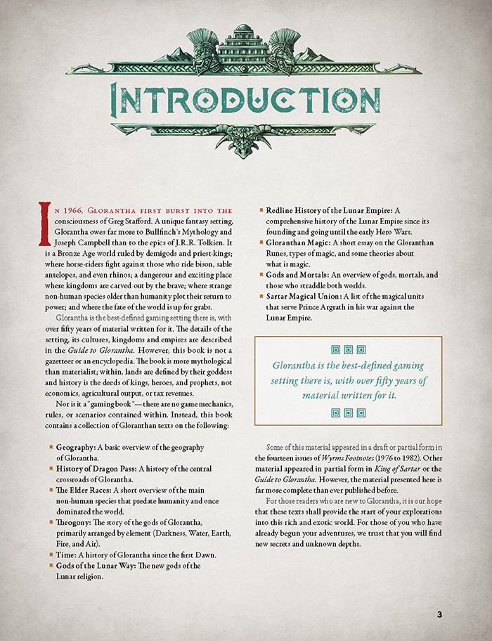 RuneQuest: The Glorantha Sourcebook 2nd Edition - Leatherette ...