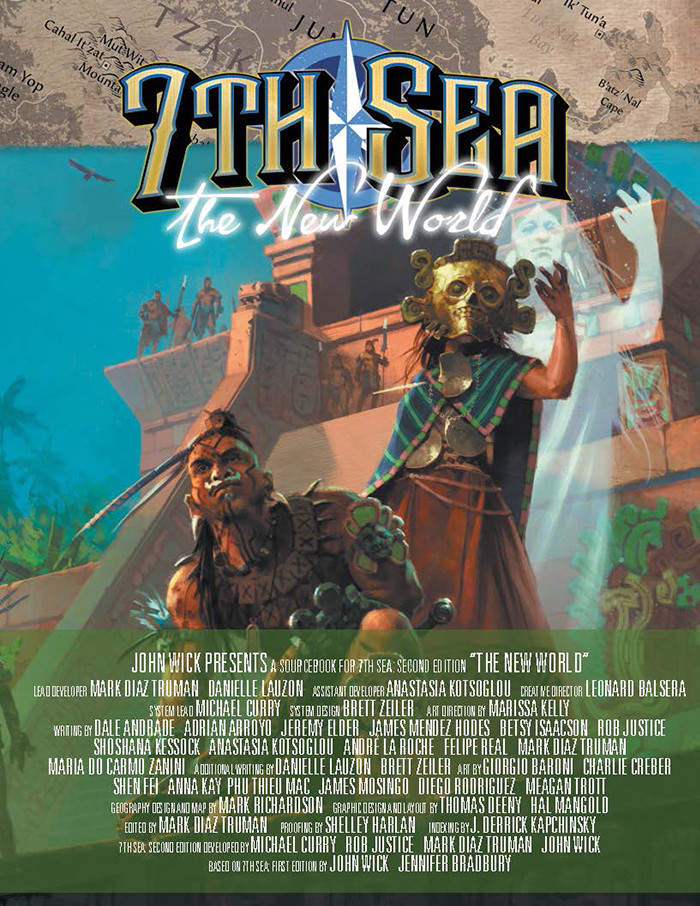 7th Sea - The New World - Hardcover - Chaosium Inc.