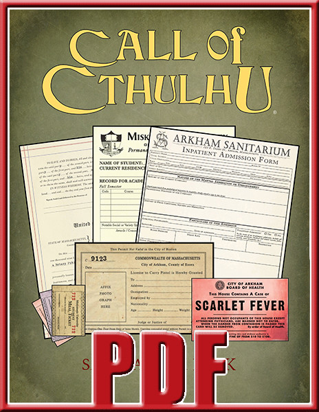 Call of Cthulhu RPG - Call of Cthulhu Rules - Maps & Play Aids ...