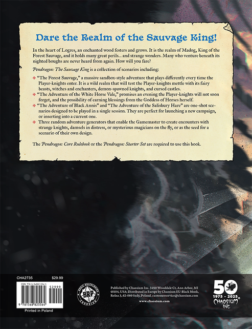 Pendragon: The Sauvage King - Hardcover