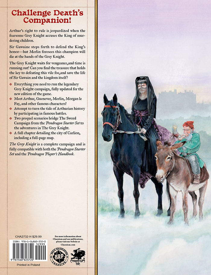 Pendragon: The Grey Knight - Hardcover - Chaosium Inc.