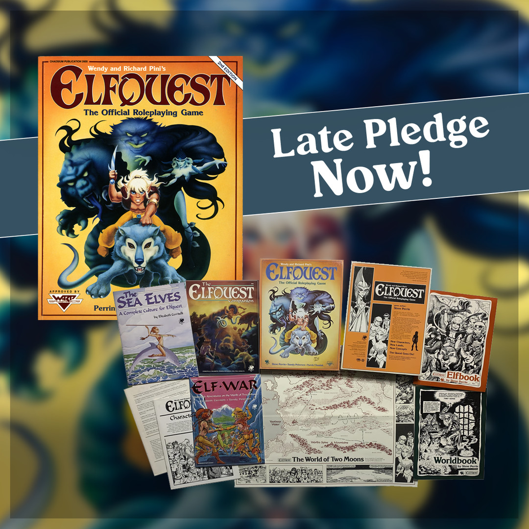 Missed the ElfQuest RPG Kickstarter? You're in luck – late pledges are open for a limited time ...