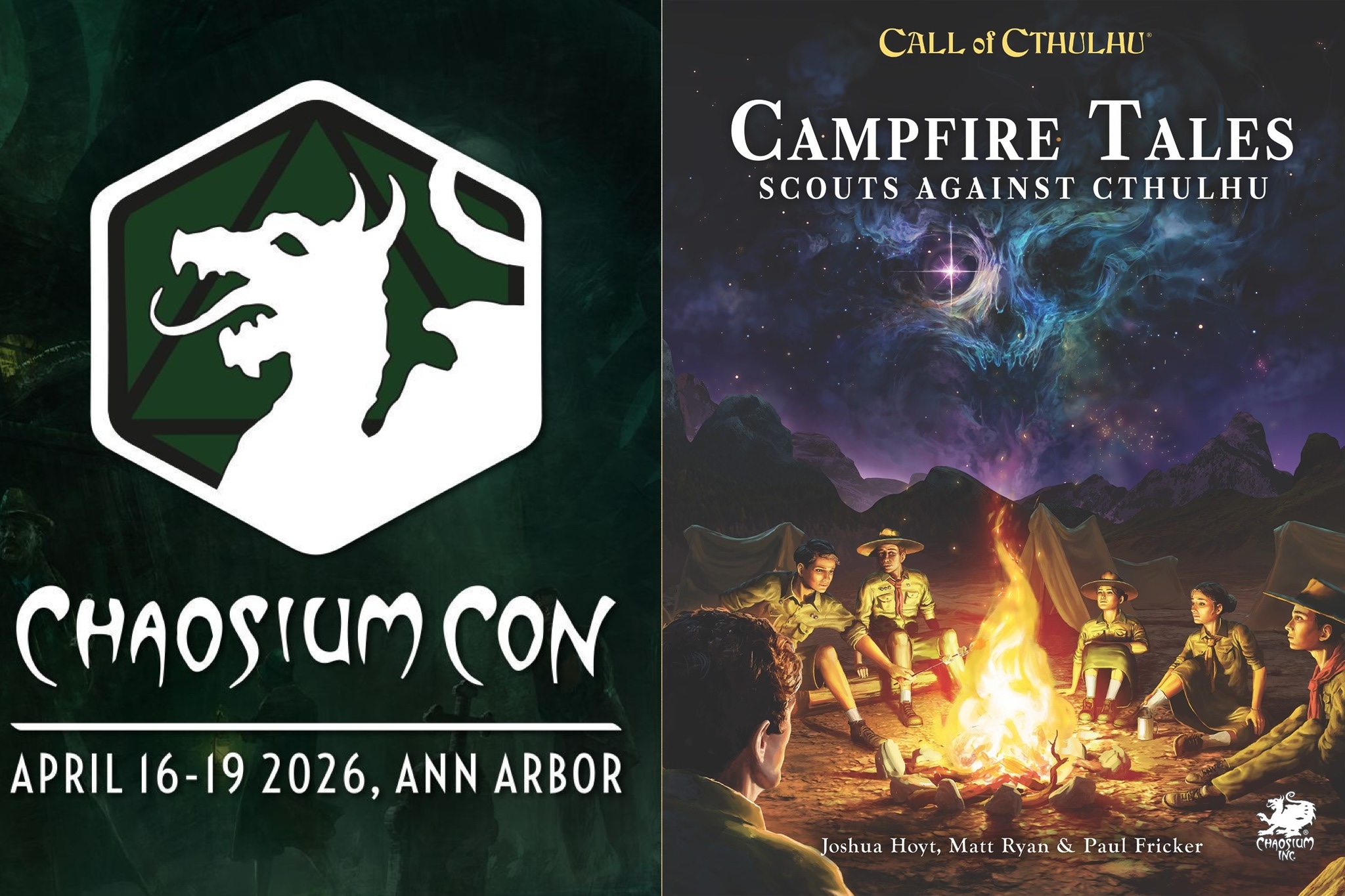 Chaosium Con US 2026 update - the theme is Campfire Tales, Scouts ...