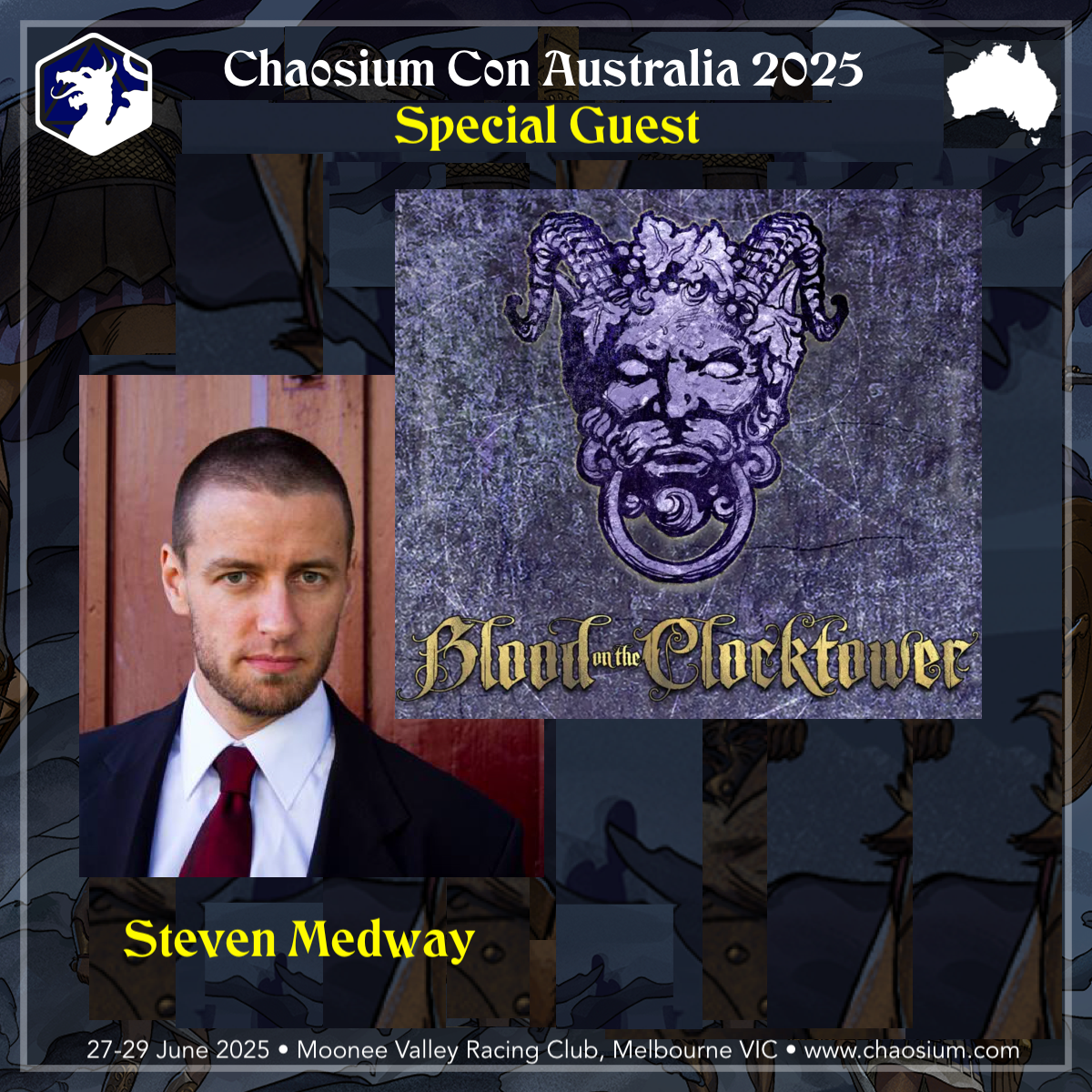 Blood on the Clocktower's Steven Medway is a special guest at Chaosium ...