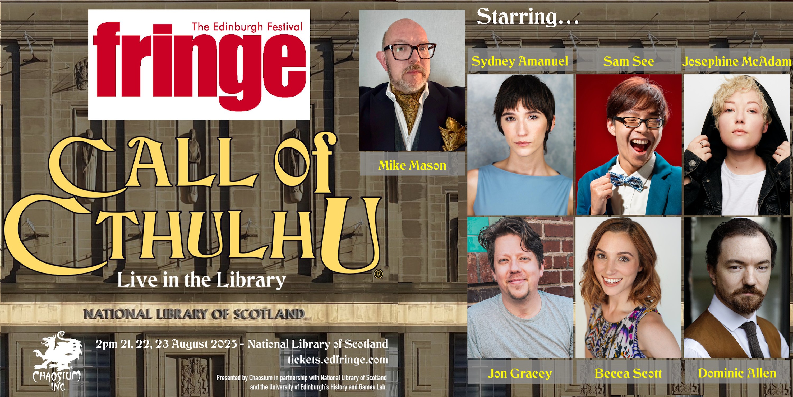 Horror! Madness! Secrets! Call of Cthulhu returns to the Edinburgh ...