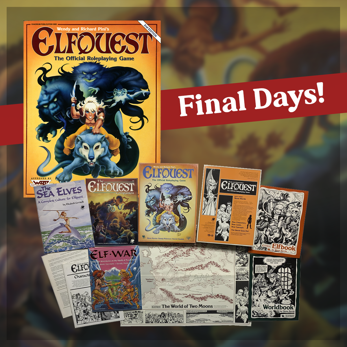 ElfQuest Kickstarter is now into its final week - Chaosium Inc.