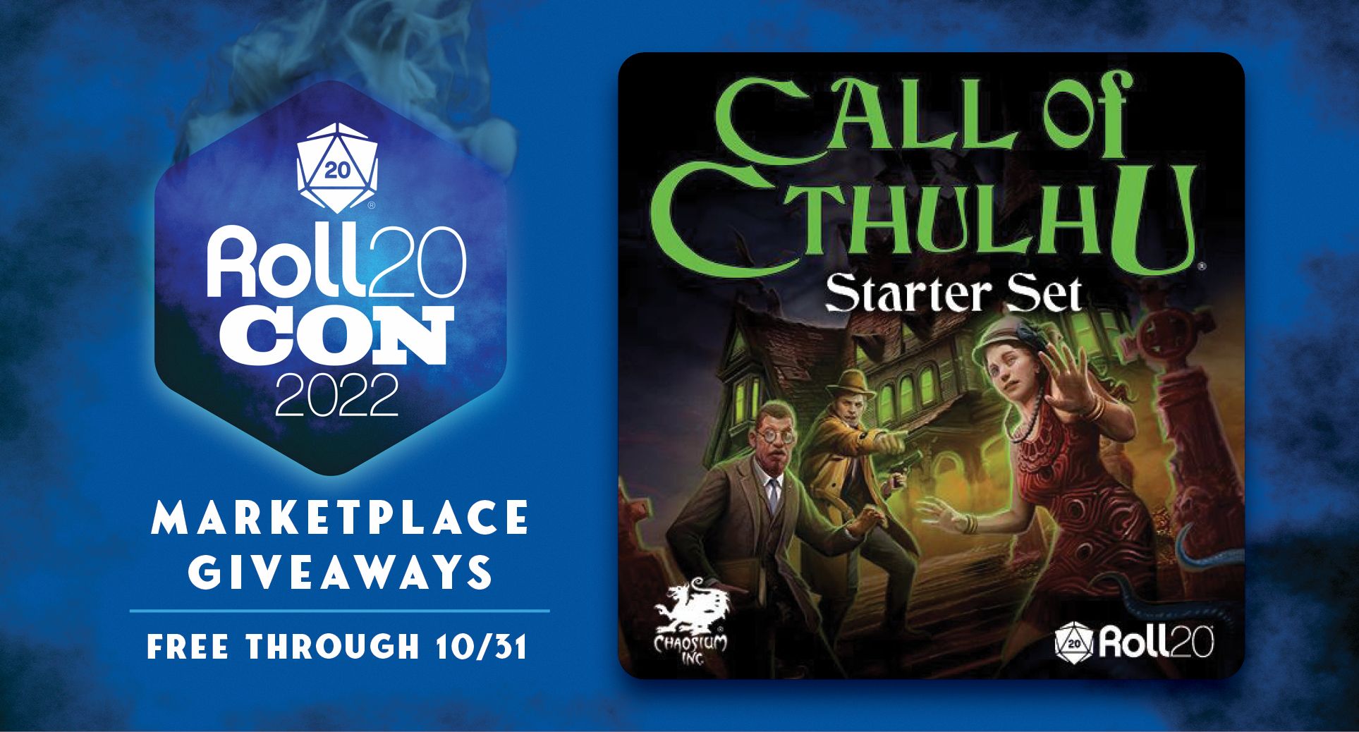 Call of Cthulhu Starter Set is FREE for Roll20 Con - Chaosium Inc.