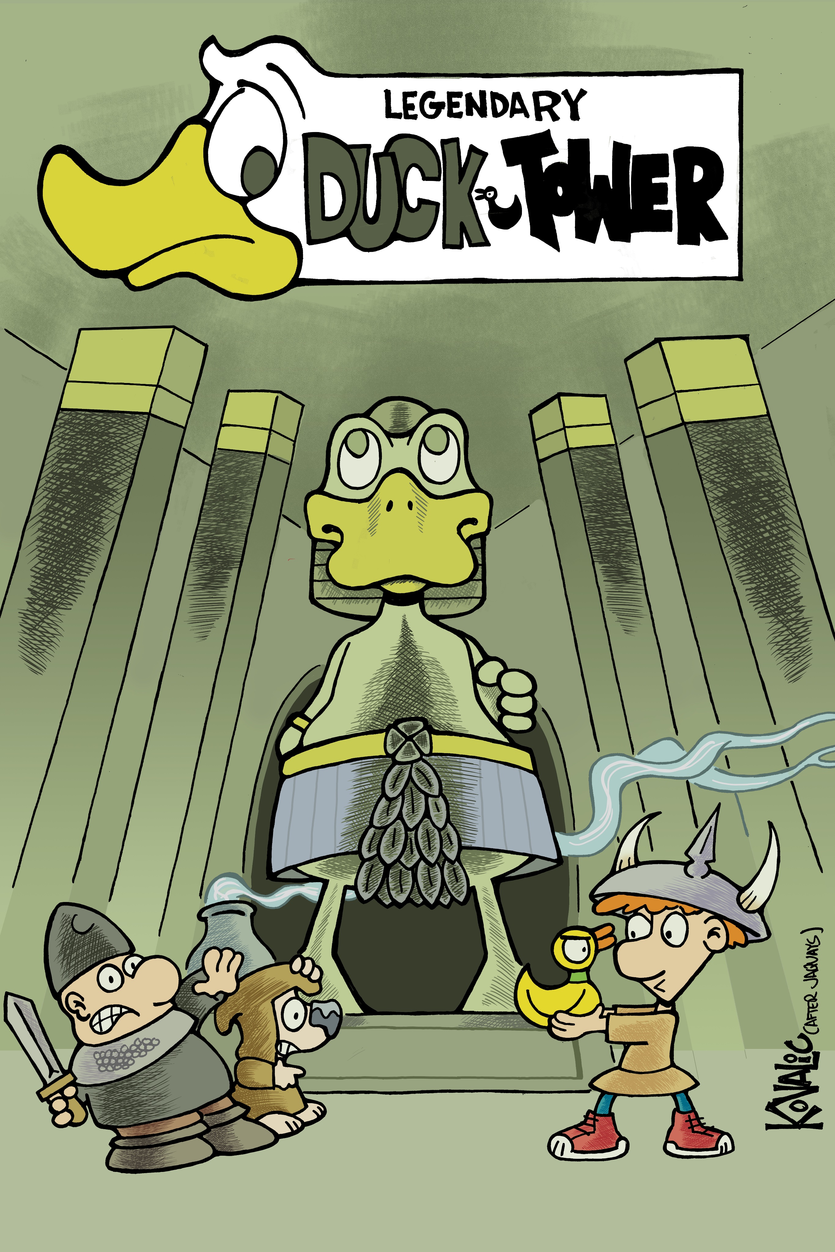 John Kovalic's Legendary Duck Tower limited edition poster is a ...