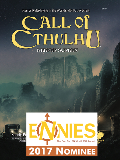 ENnies spotlight: Call of Cthulhu Keeper Screen Pack - Chaosium Inc.