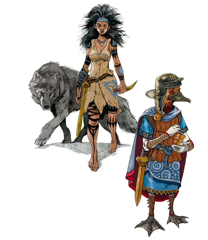 Coming later this year for the RuneQuest Starter Set: 14 *more* pre-gen ...