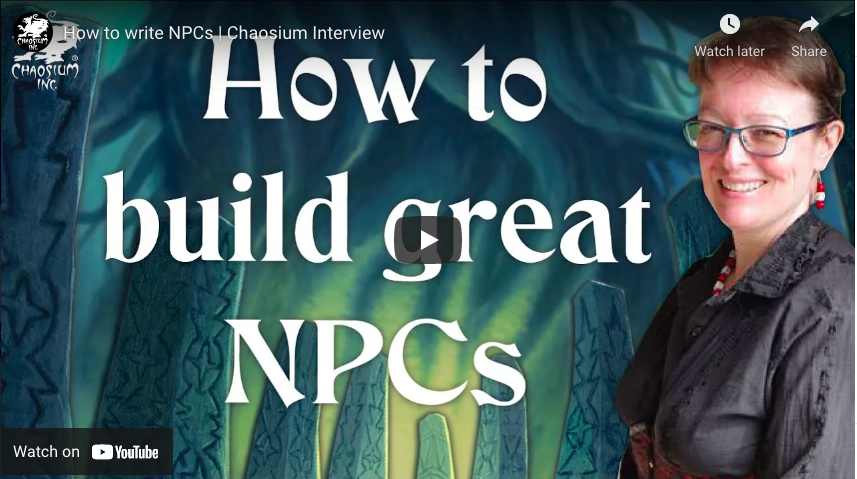 Chaosium Interviews: How to write NPCs with Lynne Hardy - Chaosium Inc.
