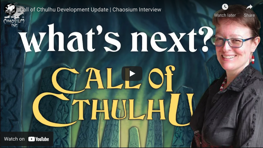 Chaosium Interviews: Call of Cthulhu projects currently in development ...