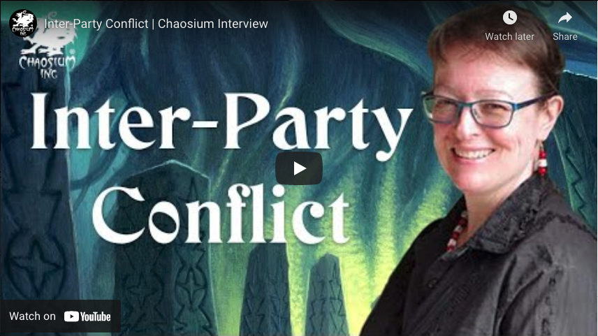 Chaosium Interviews: Inter-Party Conflict, with Lynne Hardy - Chaosium Inc.