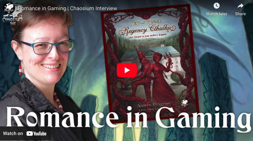 Chaosium Interviews: Romance in Gaming, with Lynne Hardy - Chaosium Inc.