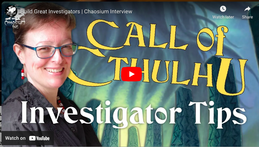 Chaosium Interviews: Build Great Investigators, with Lynne Hardy ...