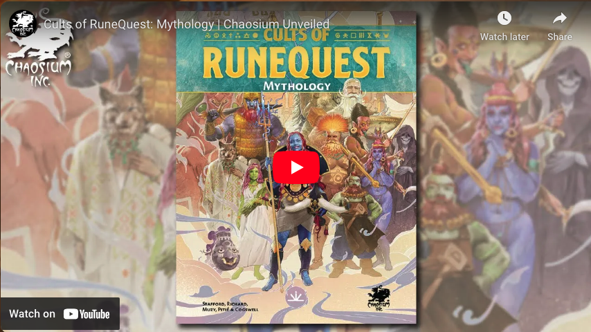 Chaosium Unveiled: Cults of RuneQuest - Mythology - Chaosium Inc.