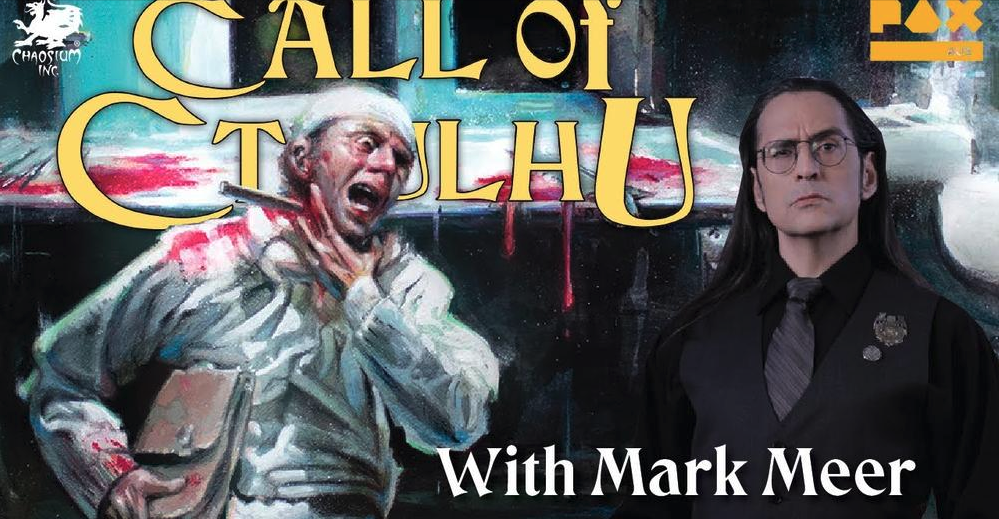 Mark Meer and the Stream of Chaos played Call of Cthulhu Live at PAX ...