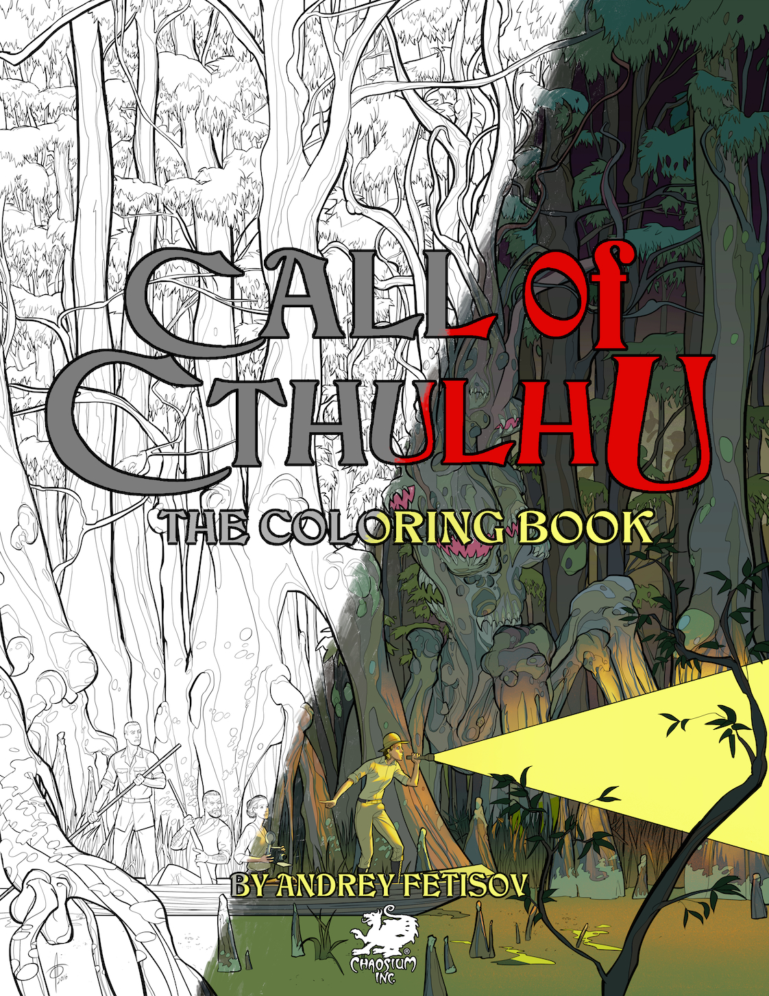 Call of Cthulhu—The Coloring Book features 28 eldritch scenes of ...
