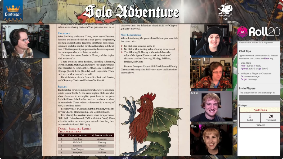 Watch as the Stream of Chaos plays the solo adventure from the ...
