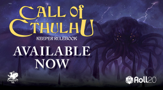 Call of Cthulhu RPG comes to the Roll20 Virtual Tabletop - Chaosium Inc.